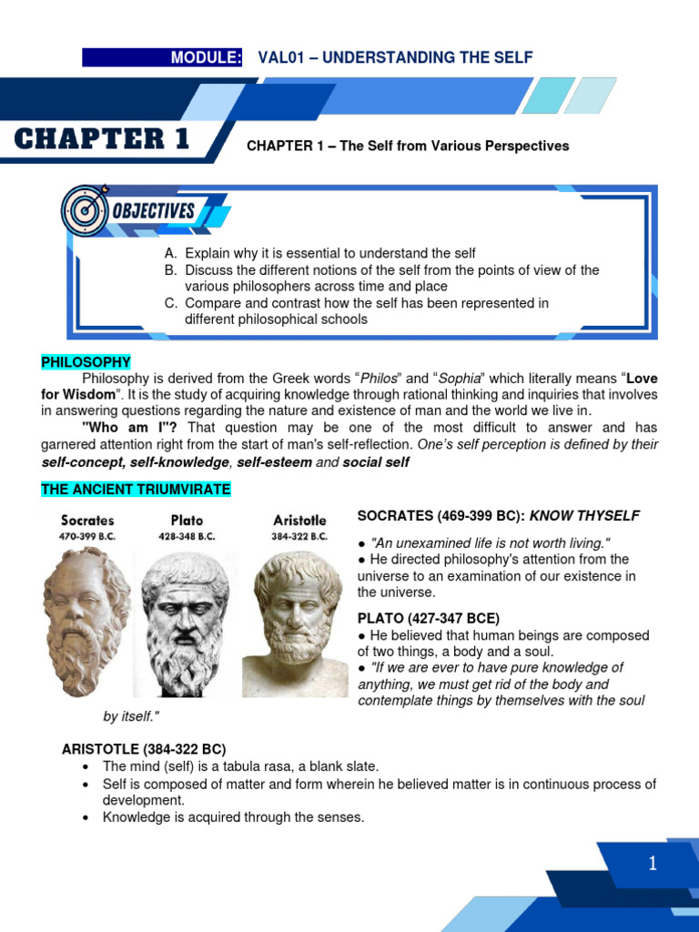 Aristotle's View on the Self | PDF | Id | Philosophy Of Self