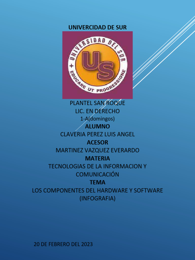 Tics Infografia Compressed Descargar Gratis Pdf Hardware De La