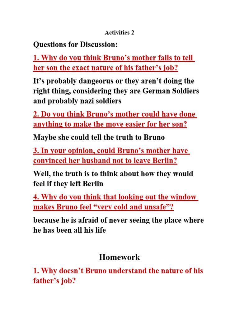 Chapter 2 The New House Homework | PDF