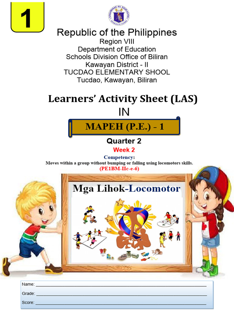 P.E 1 Q2 Las Week 2 | PDF