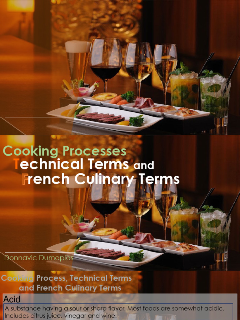 Cooking Terms | PDF | Cooking | French Cuisine