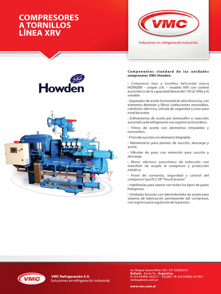 Compresor A Tornillos XRV | PDF