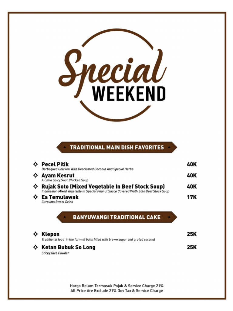 List Menu | PDF