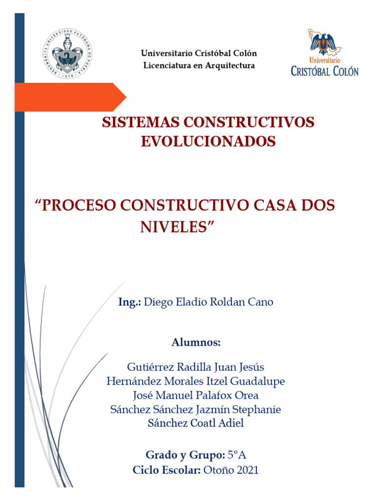 Proceso Constructivo-Casa Habitación | PDF