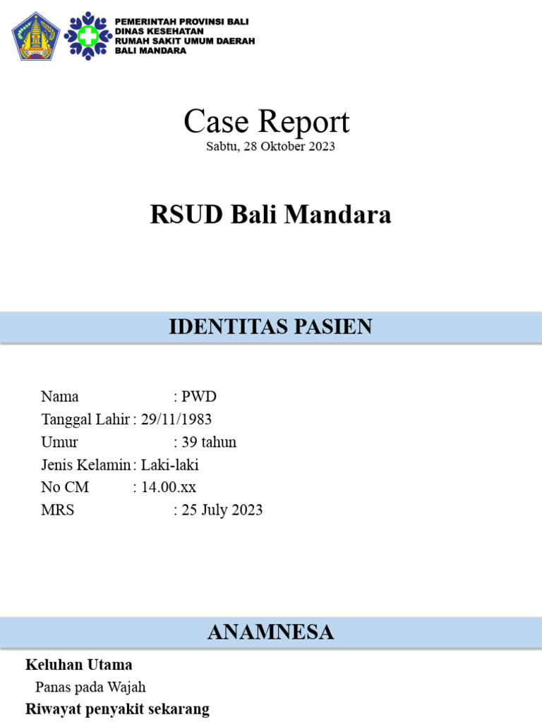 Case Report Luka Bakar | PDF
