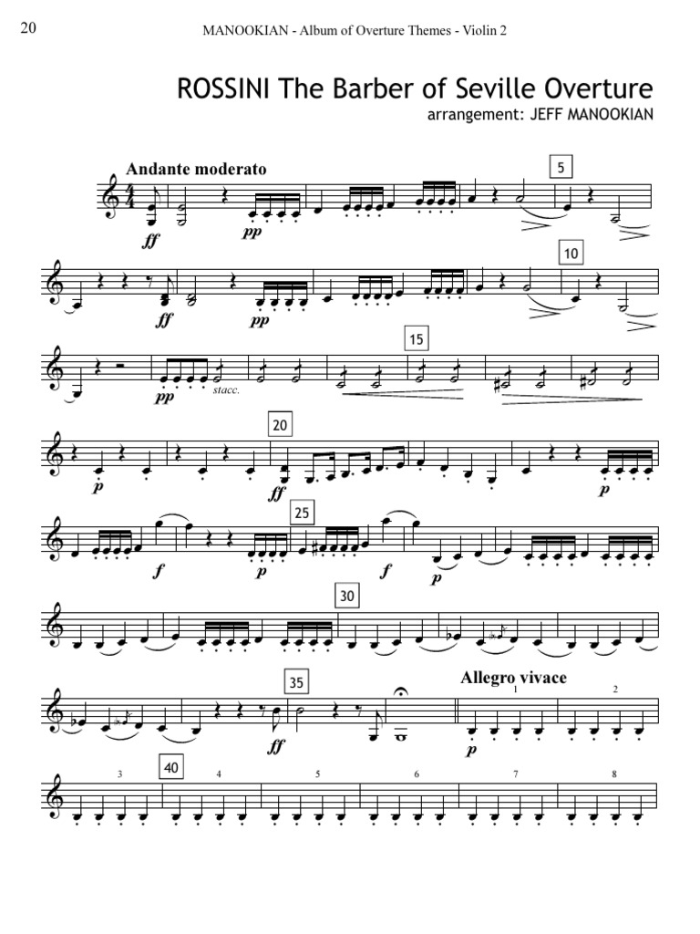 VLN II Rossini | PDF