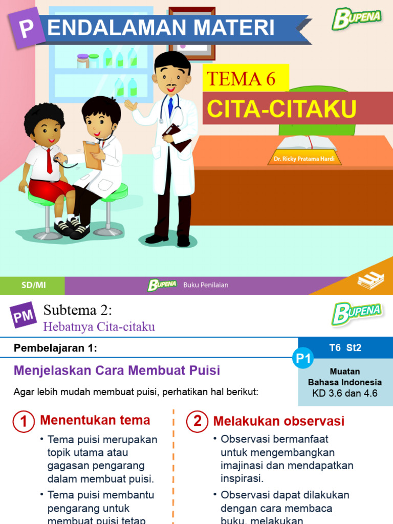 Bupena 4c Tema 6 Subtema 2 | PDF