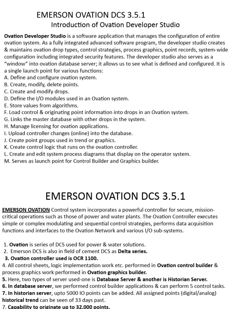 Emerson Dcs Presentation Pdf Central Processing Unit Databases