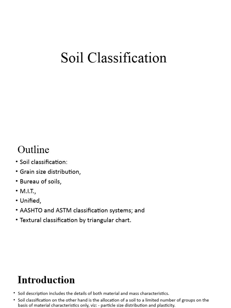 Soil Classification | PDF | Silt | Gravel