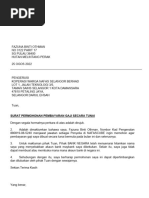 Contoh Surat Wakil JPJ | PDF