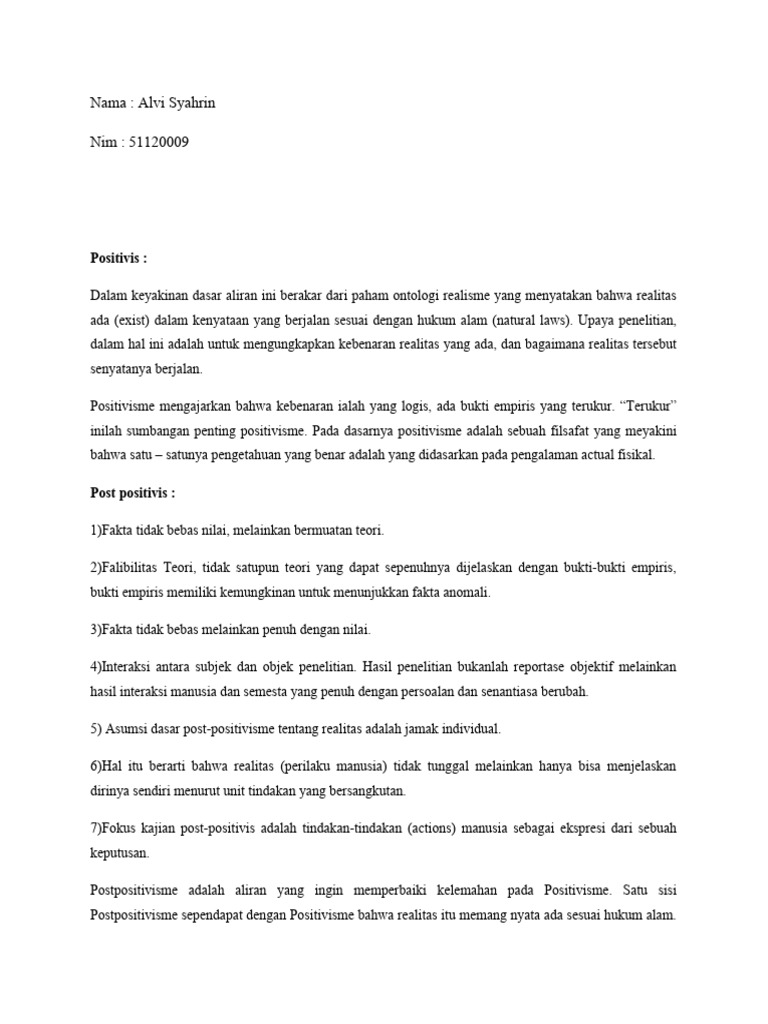 Alvi Syahrin Tugas Kualitatif | PDF