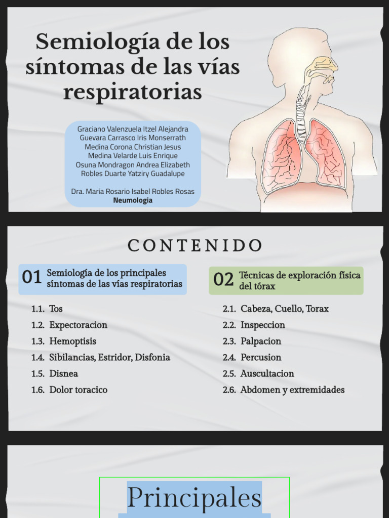 Semiología-NEUMO 1 | PDF | Tos | Medicina CLINICA