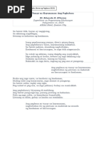 Piece para Sa Deklamasyon | PDF