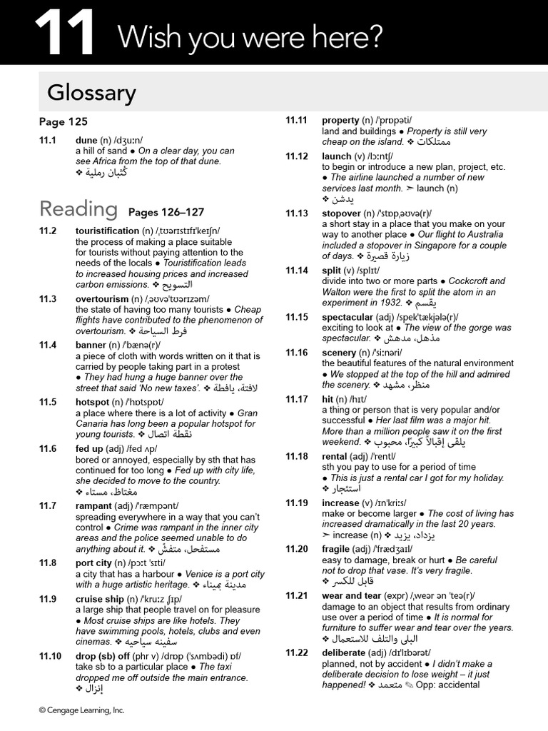 Cu3e b2 Arabic SB 40735 U11 Final | PDF | Cost Of Living | Linguistics