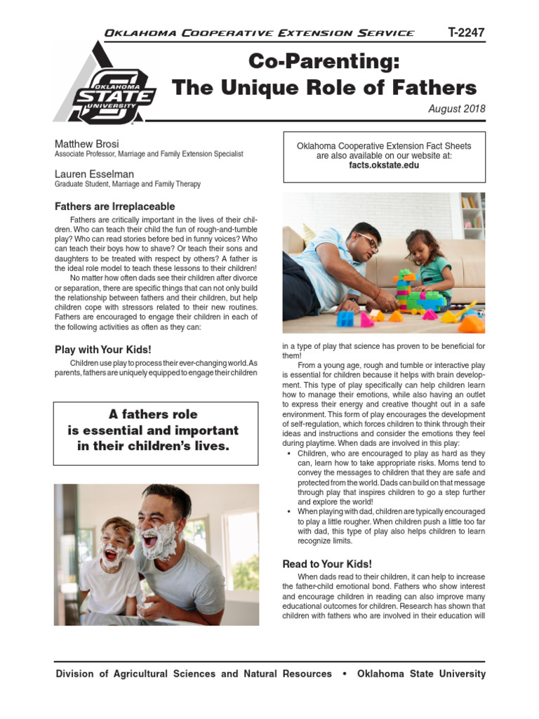 The Unique Role of Fathers | PDF | Title Ix | Emotions