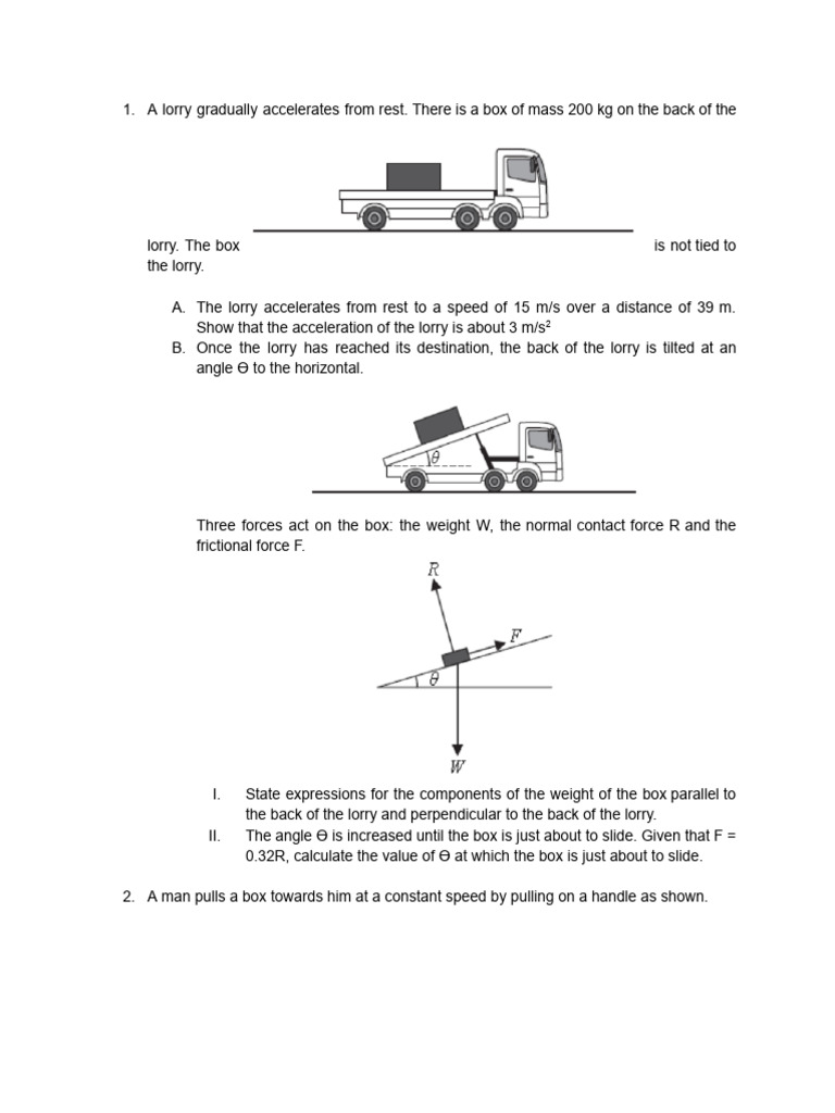 WS - 6 DT Preparation | PDF | Force | Weight