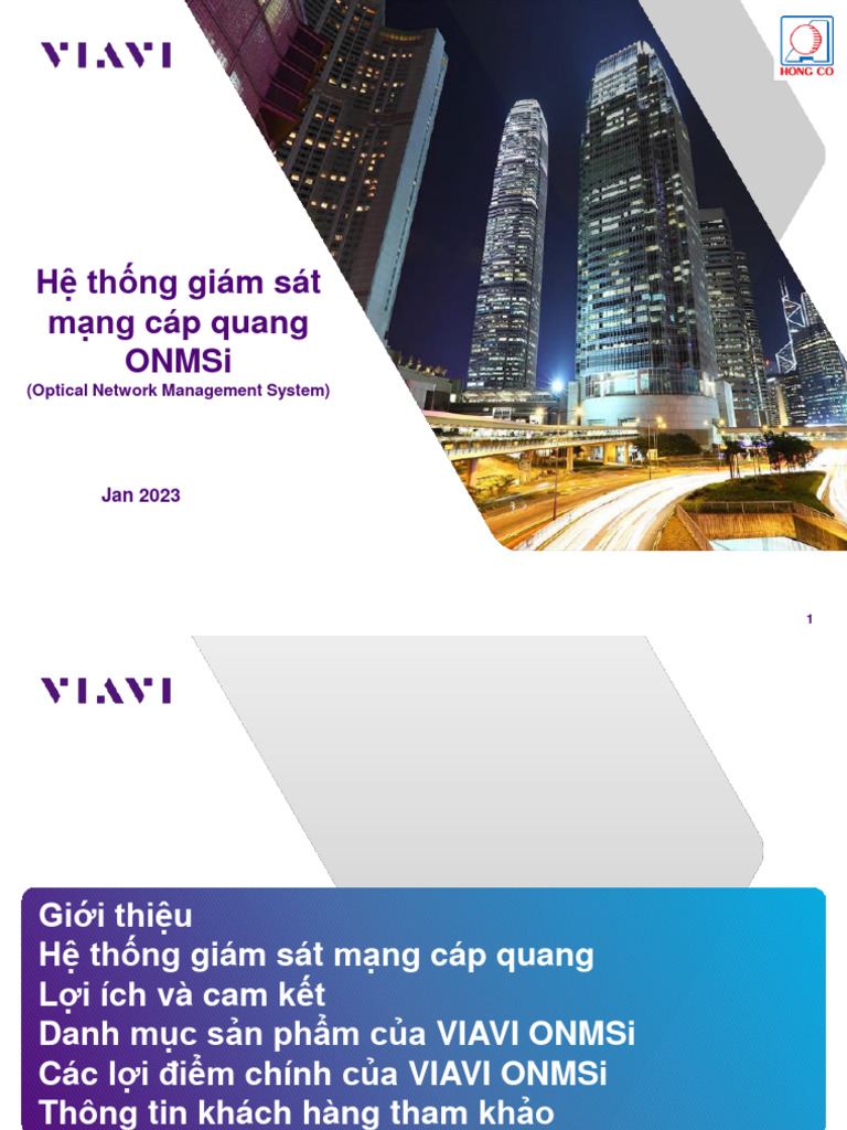 VIAVI Solutions ONMSi Introduction 2023 VN | PDF