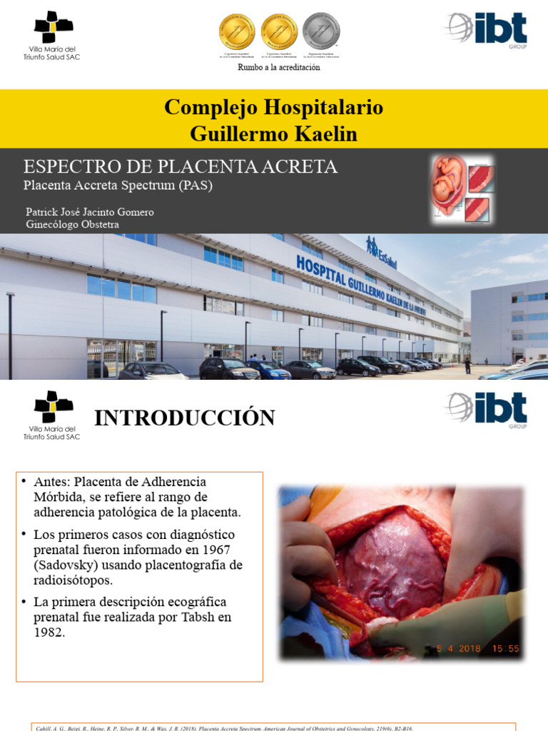 Acretismo Placentario Pdf Parto El Embarazo