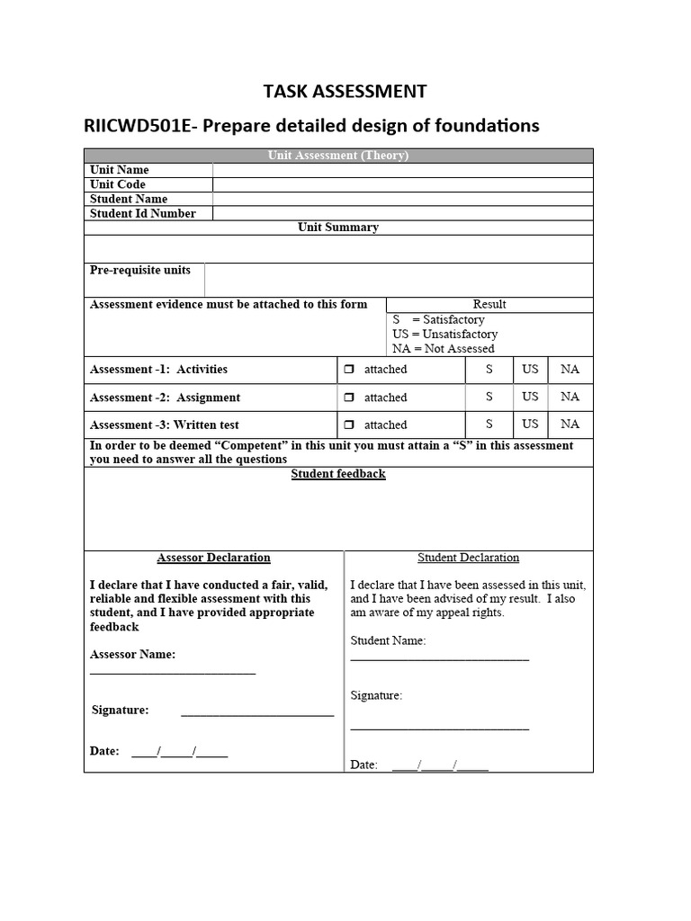 Foundation Task Assessment - Student Version | Download Free PDF | Deep ...