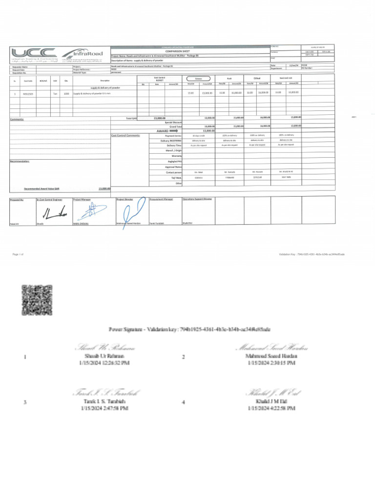 Quotation for Sand Supply | PDF