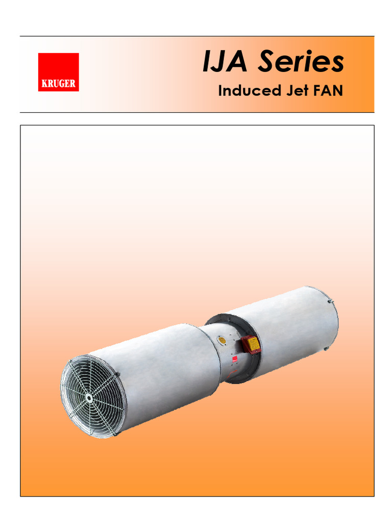 Induced Jet Fan IJA Series Overview | PDF | Mechanical Engineering ...