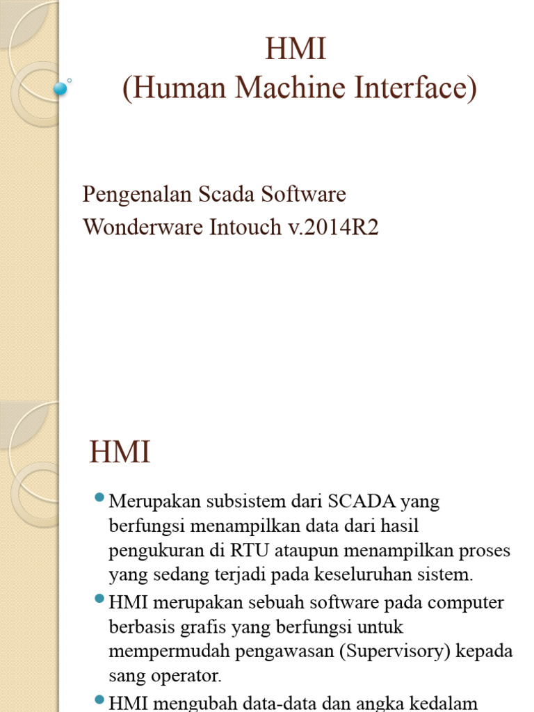 Pengenalan HMI Wonderware Intouch | PDF