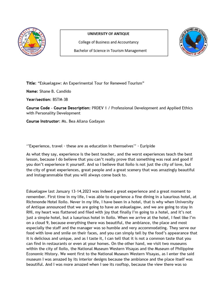 Sample Narrative Report | PDF