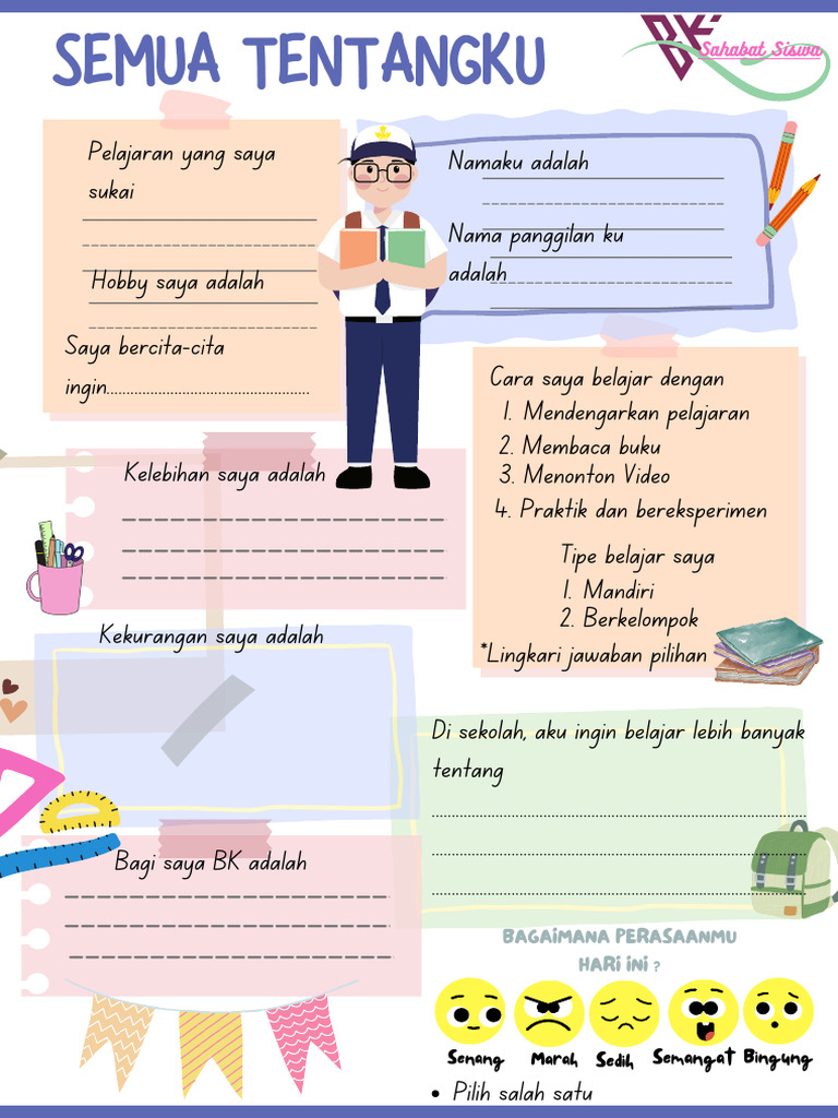 Assesmen Diagnostk Non Kognitif (Semua Tentang Diriku) | PDF
