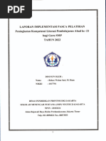 Laporan OJT Pembelajaran Mendalam SD Literasi | PDF