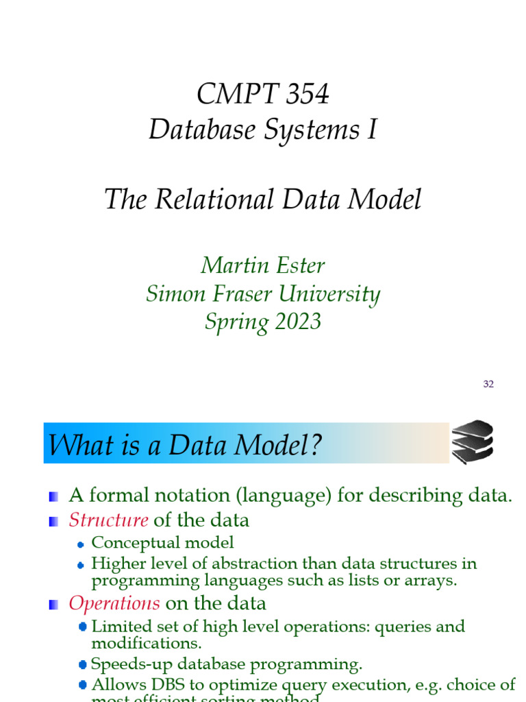 2 RelationalModel | PDF | Relational Database | Relational Model