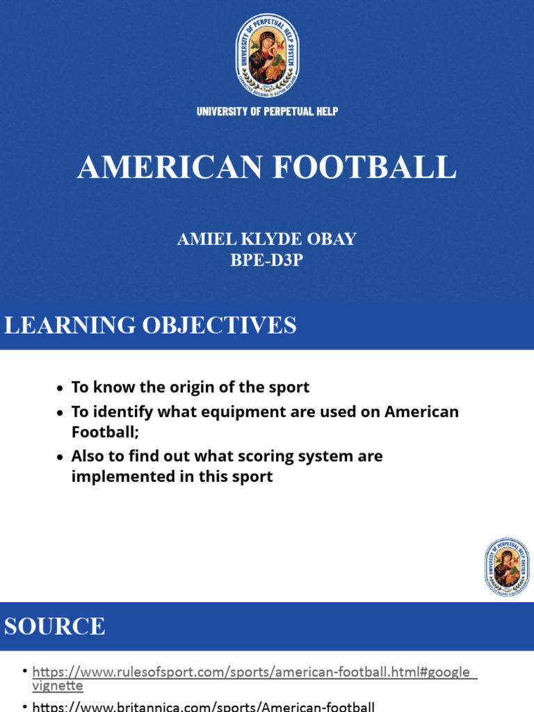 Overview of American Football Rules | PDF | Touchdown | American Football