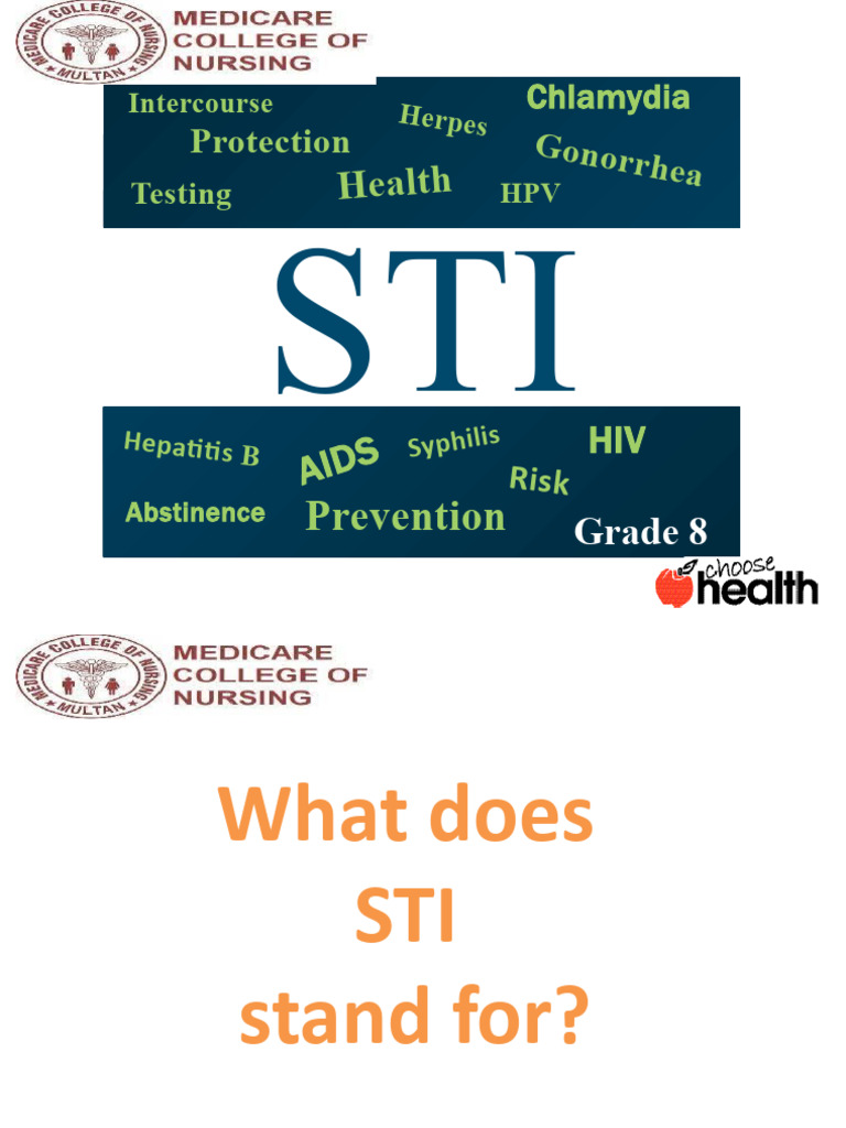 STDs 1 | PDF | Sexually Transmitted Infection | Hiv/Aids