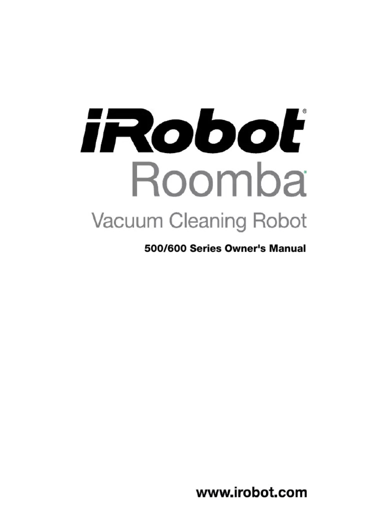 Manual IRobot Roomba 605 (36 Páginas) | PDF