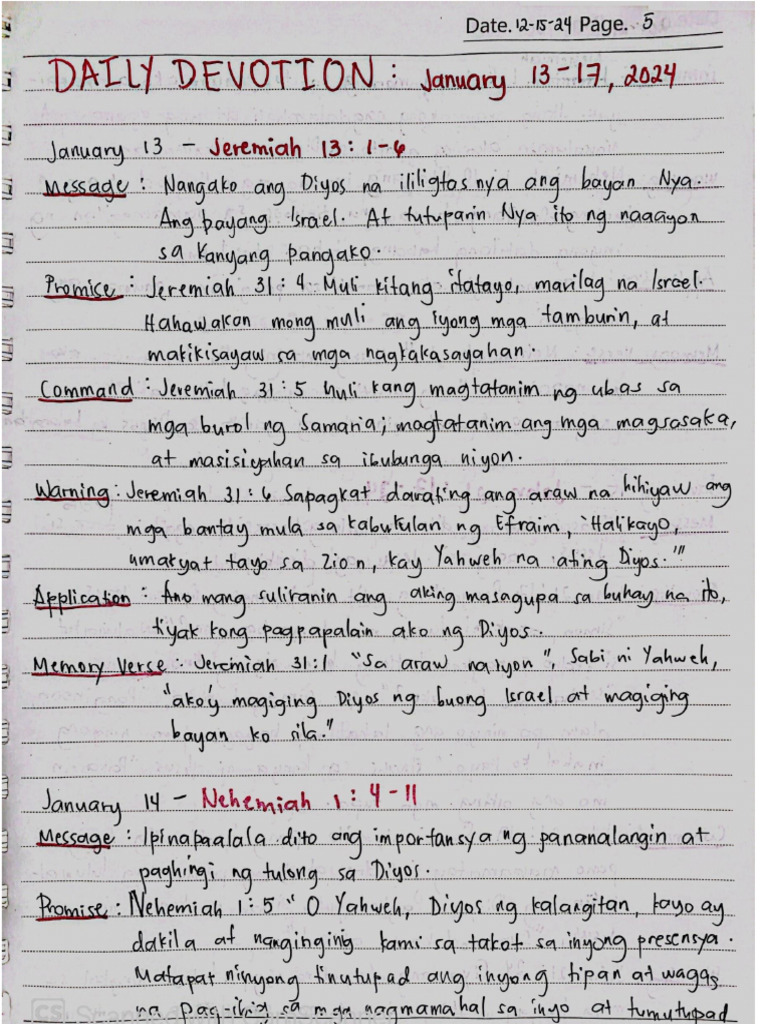 Devotion Week 2 | PDF