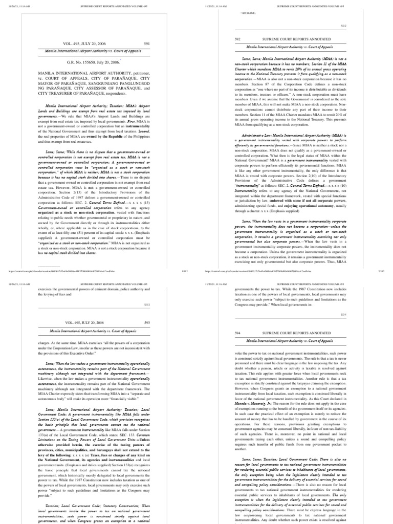 MIAA - MIAA v. CA | PDF