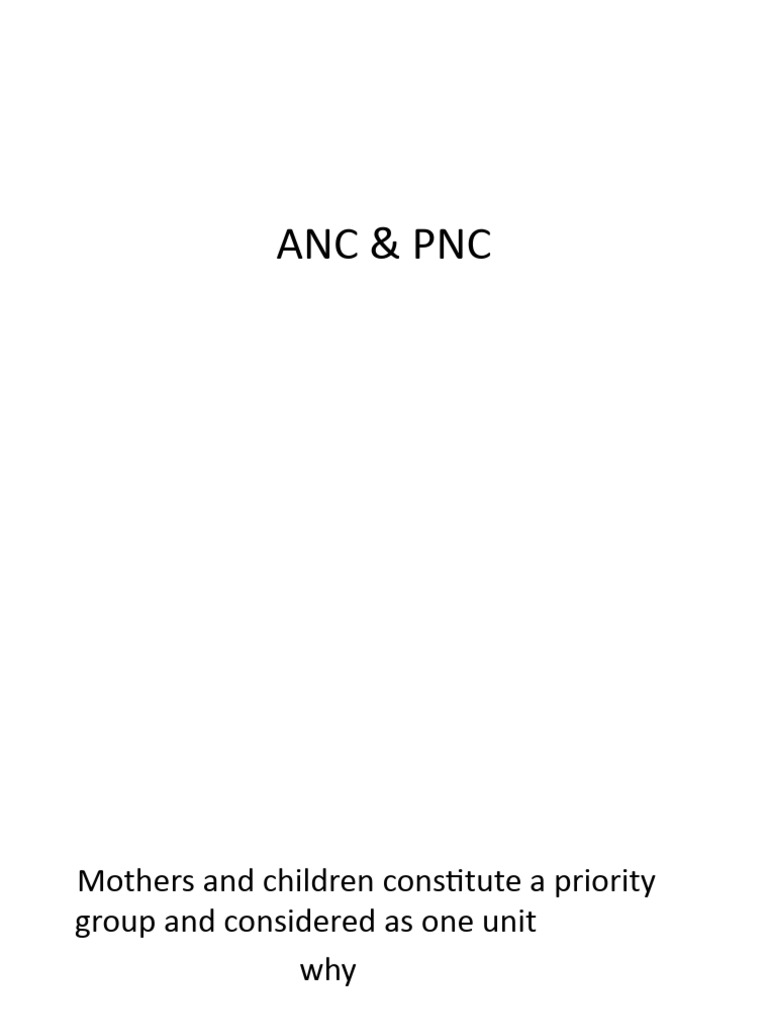 1 Anc | PDF | Pregnancy | Childbirth