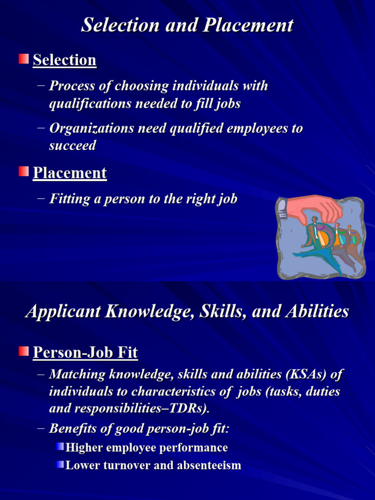 Slides of HRM Selection and Recuritment | PDF | Employment | Background Check