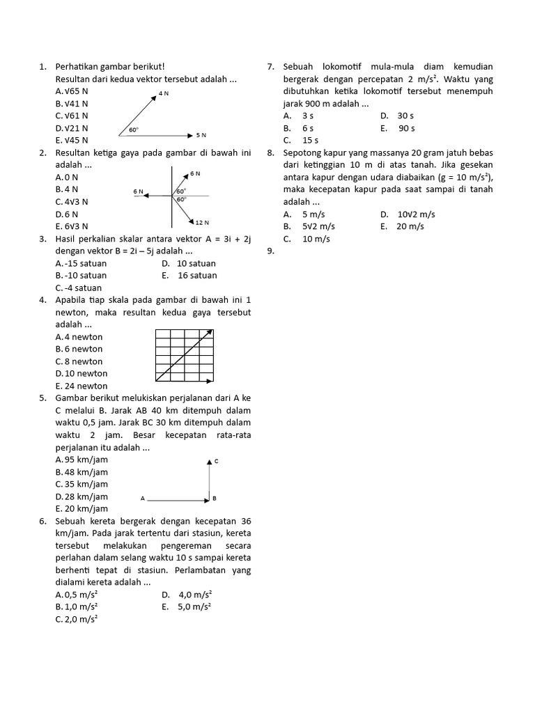 PAS Fisika Kurmer | PDF