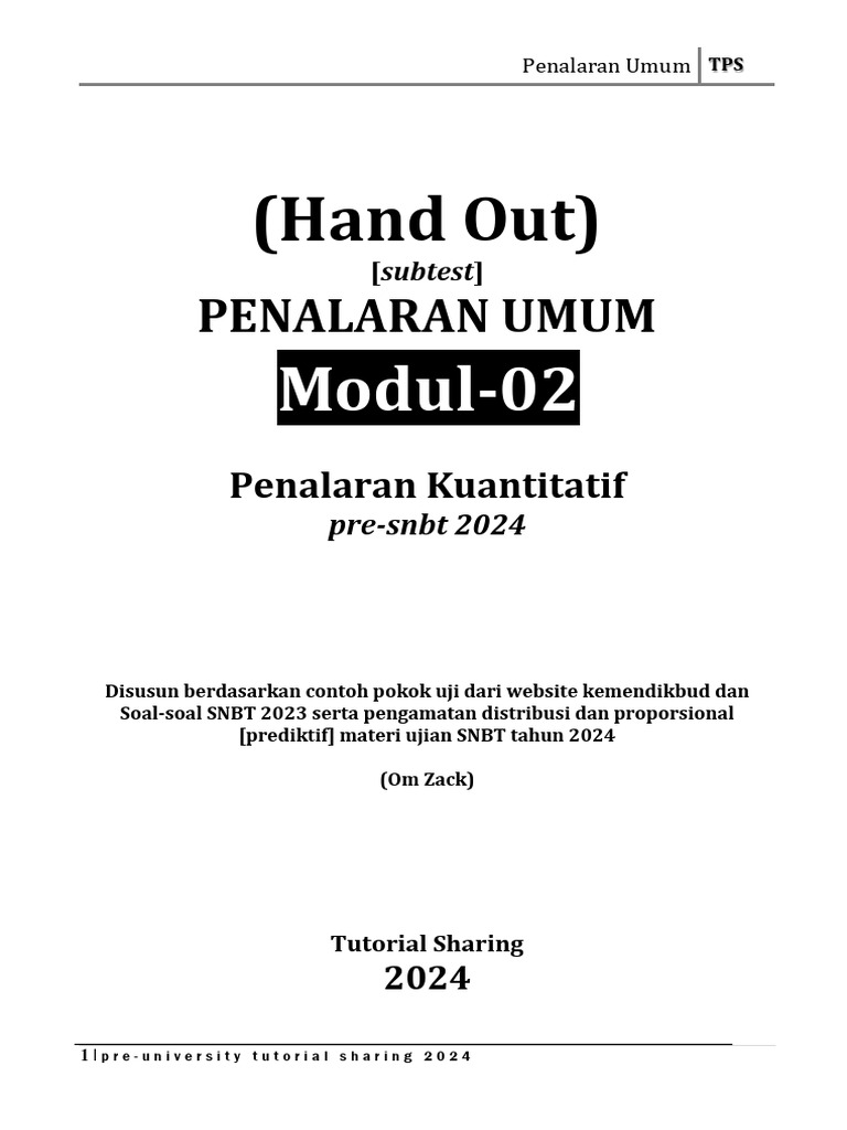 Penalaran Umum 2 | PDF