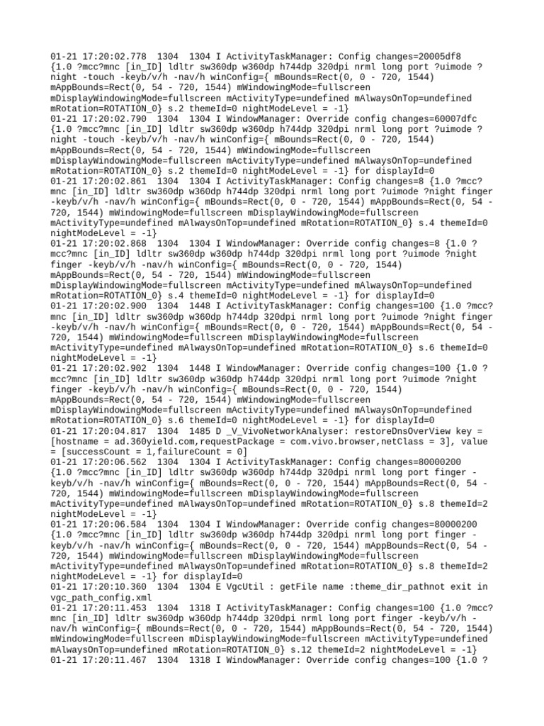 Log | PDF | Software Engineering | Electronics