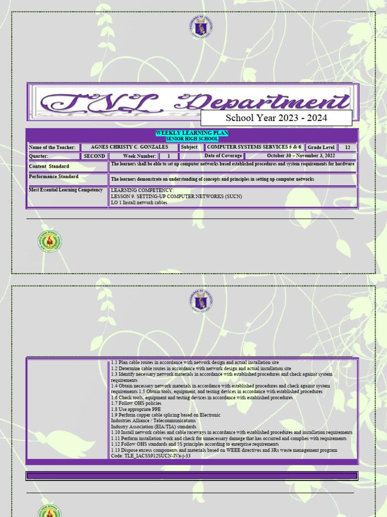 WLP Q2W1 CSS5&6 | PDF