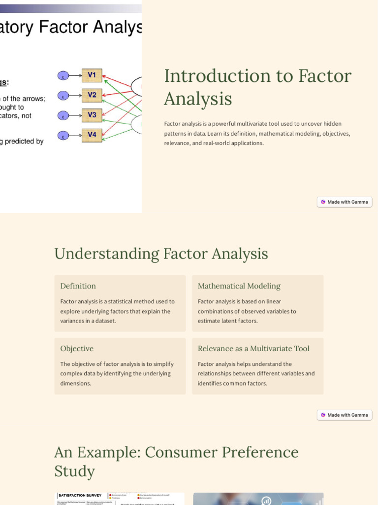 Introduction To Factor Analysis | PDF | Factor Analysis | Analysis