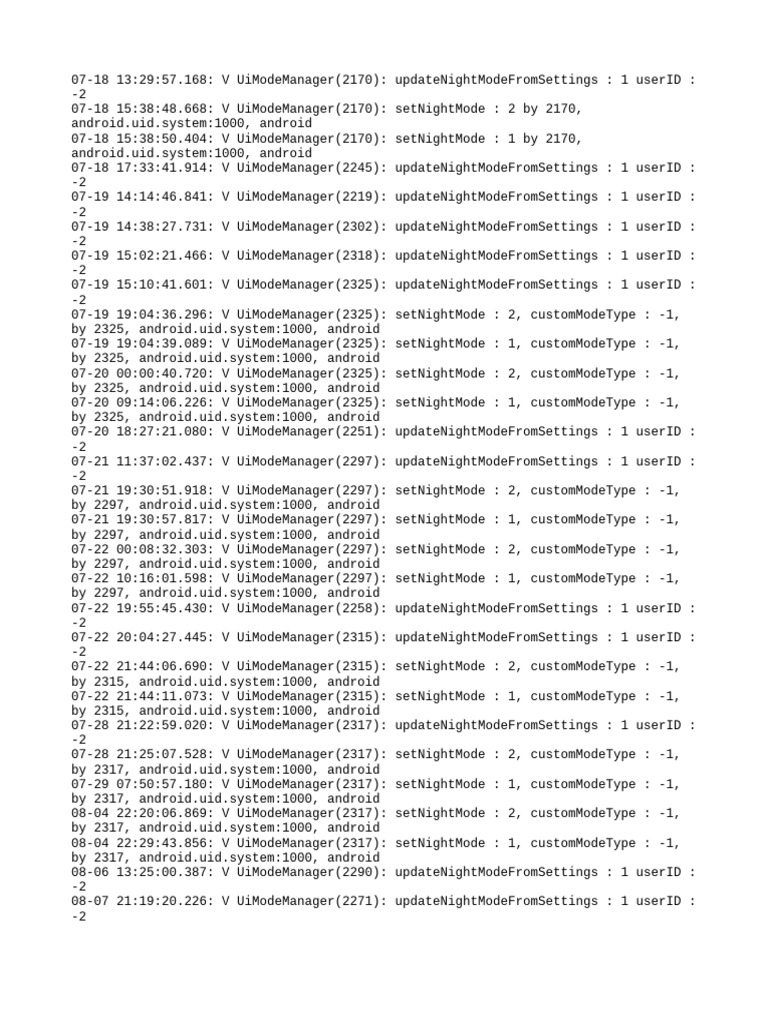 Dark Mode Log1 | PDF