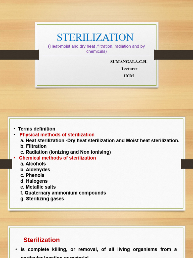 Sterlization Chapter | PDF