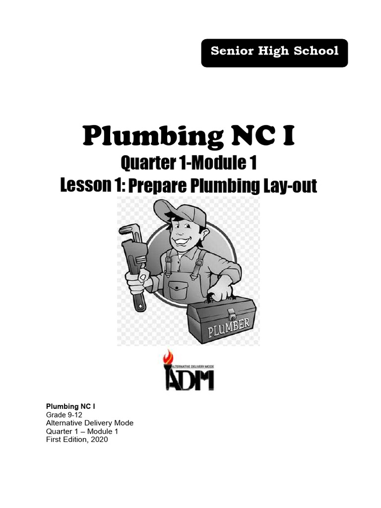 SHS PB NCI Q1 Mod1 Prepare Plumbing Lay-Out Version3 | PDF | Plumbing ...