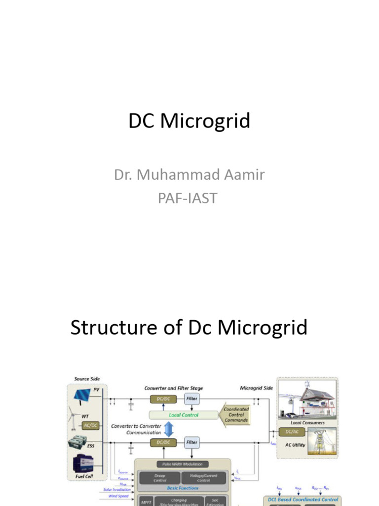 Lecture - 6 - DC Microgrid | PDF | Electrical Engineering | Computer Engineering