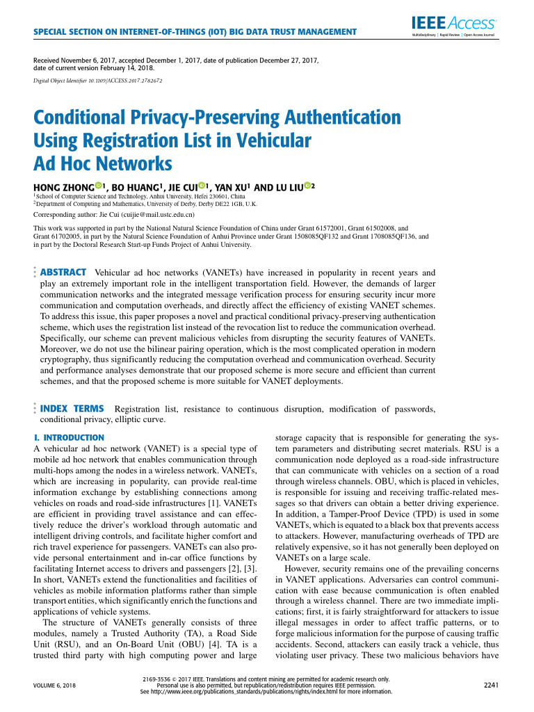 Conditional Privacy-Preserving Authentication | PDF