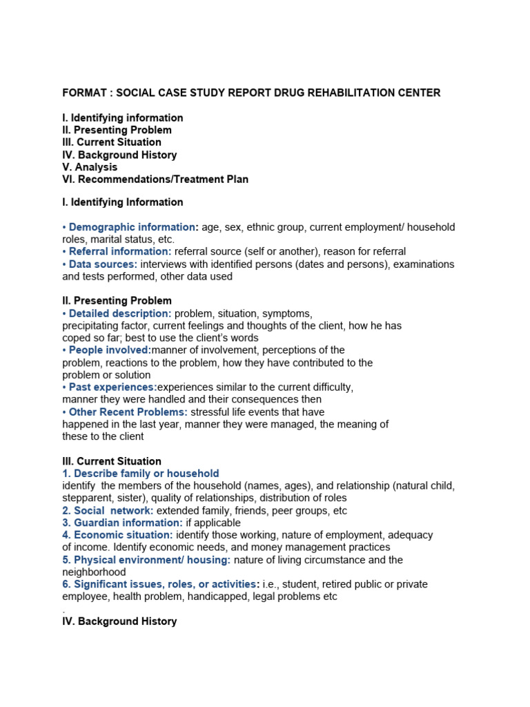 Format Social Case Study Report | PDF | Thought | Child Abuse