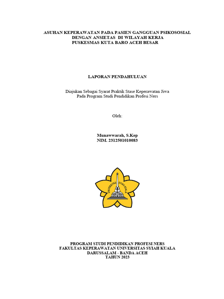 LP Jiwa Komunitas-Ansietas Dan GCT | PDF