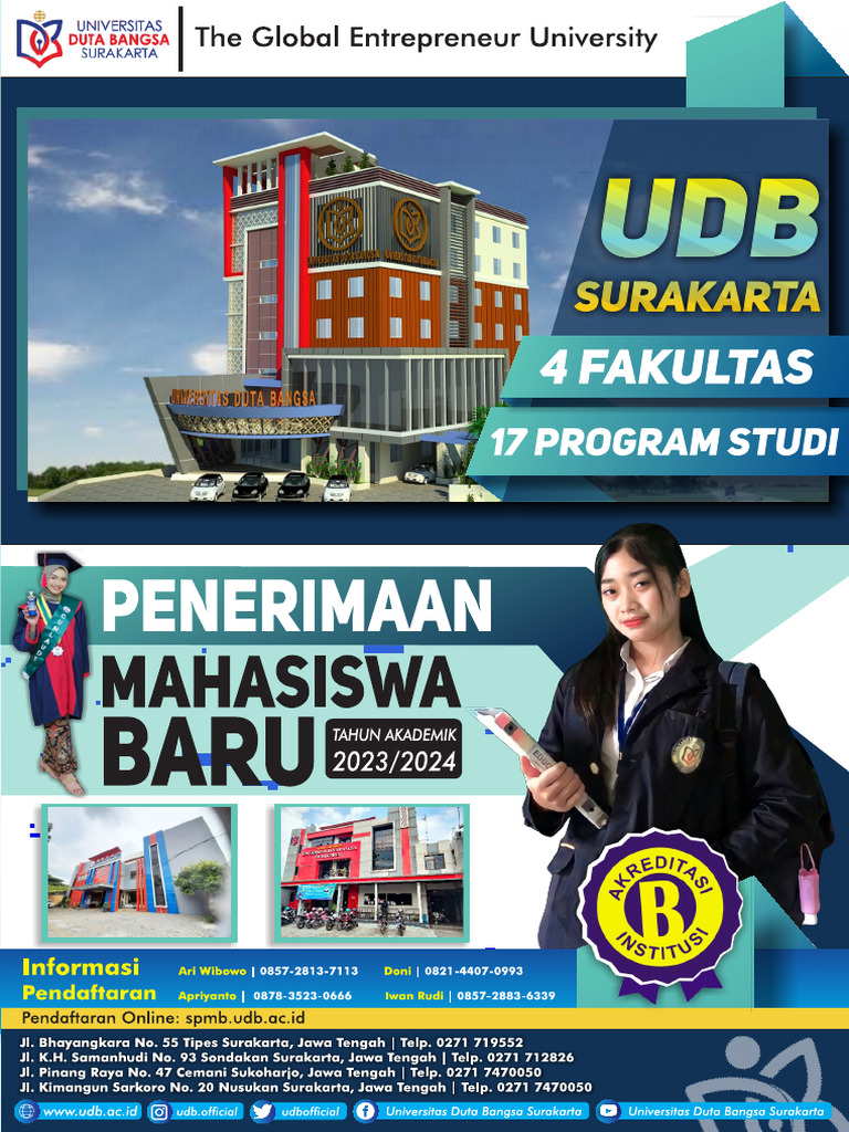 Brosur Udb 2023 | PDF